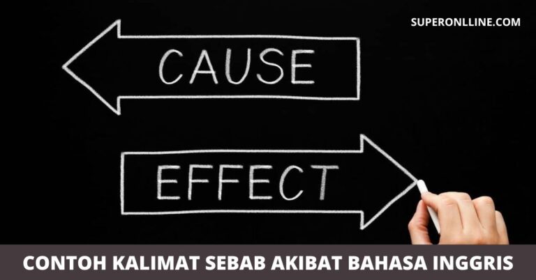 40 Contoh Kalimat Sebab Akibat Dalam Bahasa Inggris